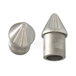 Stainless steel bullet end plug for tube